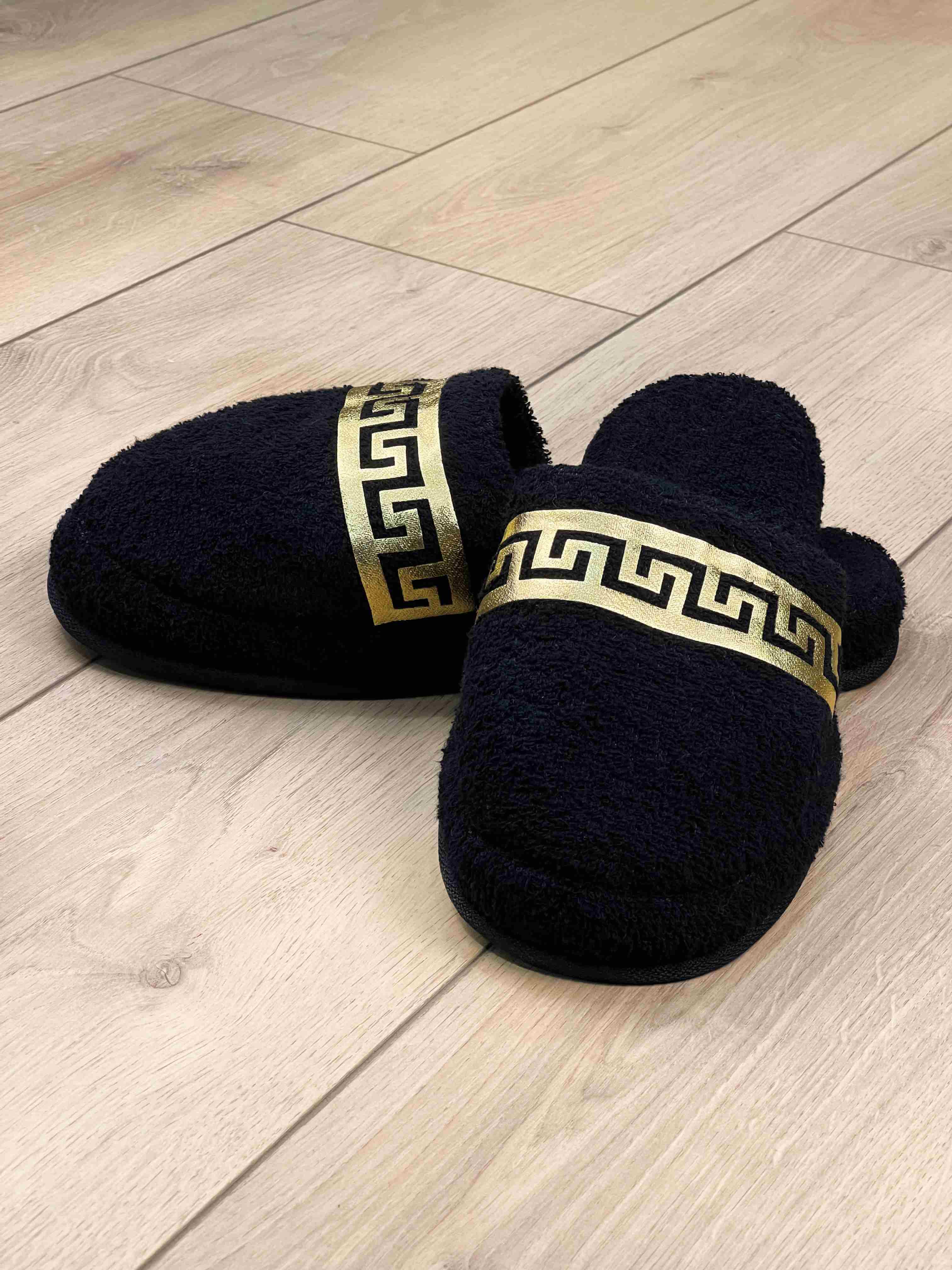 Anka Men's Fine Terry Slippers, Soft Luxury Spa, Home & Lounge Slipper