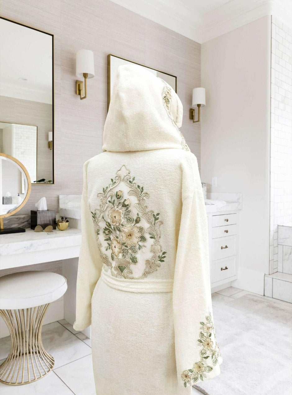 Women's Luxury Terry Robes & Gowns, Elegant, 100% Organic & Handmade